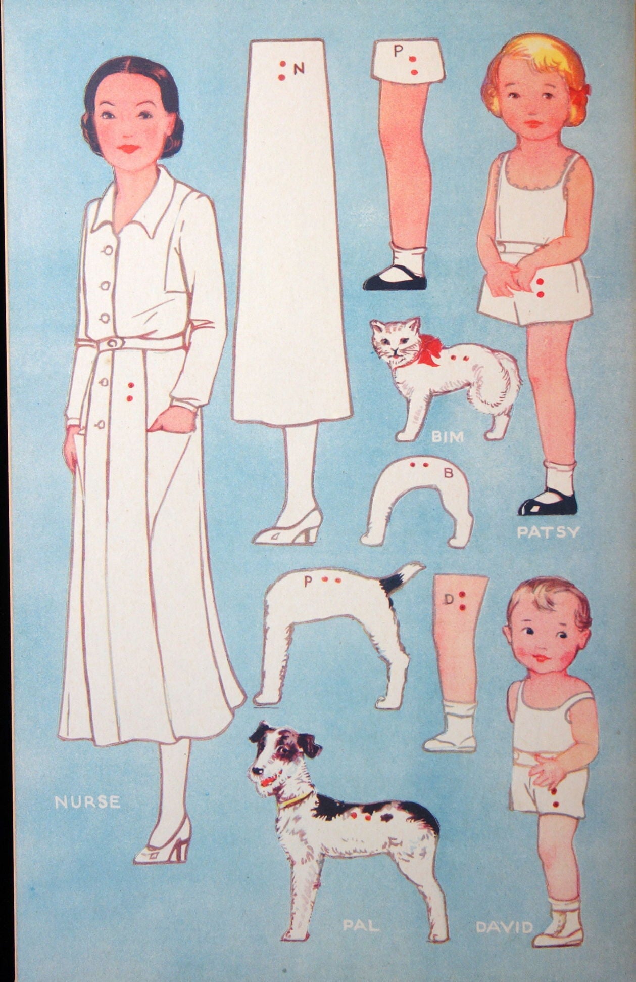 Walking Paper Doll Family | Ruth Upham